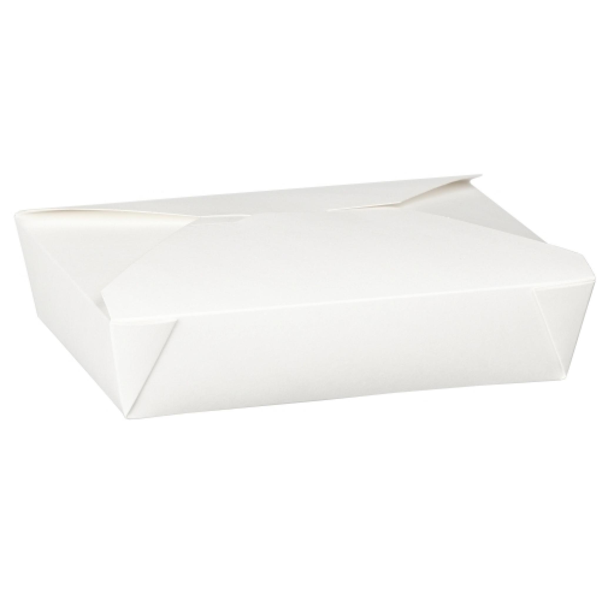 No3 White 69oz Square Paper Food Containers Boxes