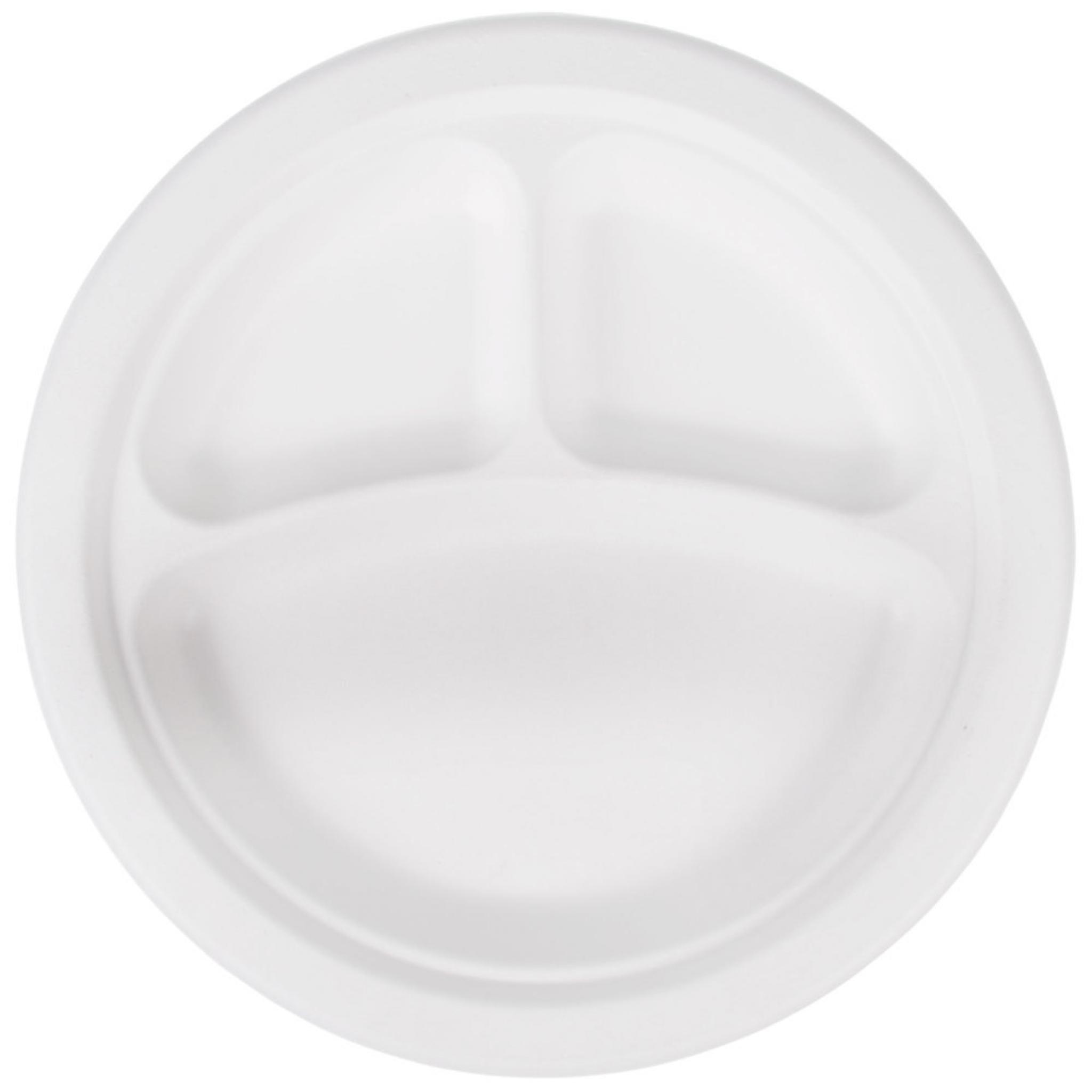 3 Section Biodegradable Bagasse Disposable | Thali Outlet