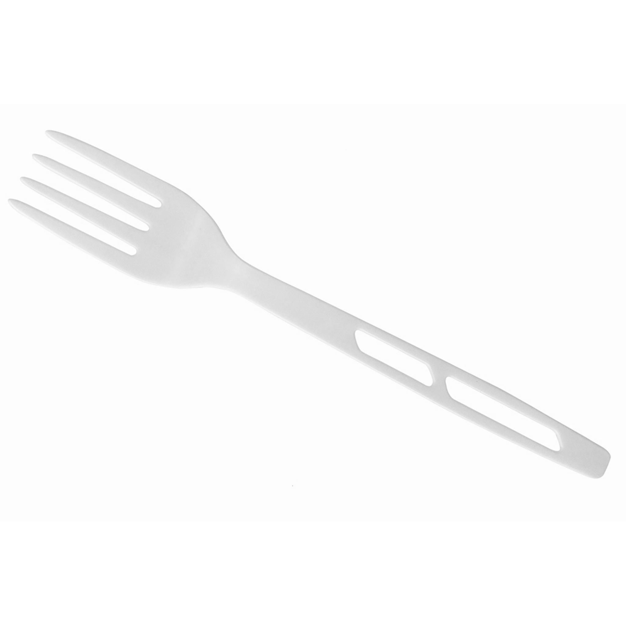 White CPLA Compostable Forks Corn Starch | Thali Outlet