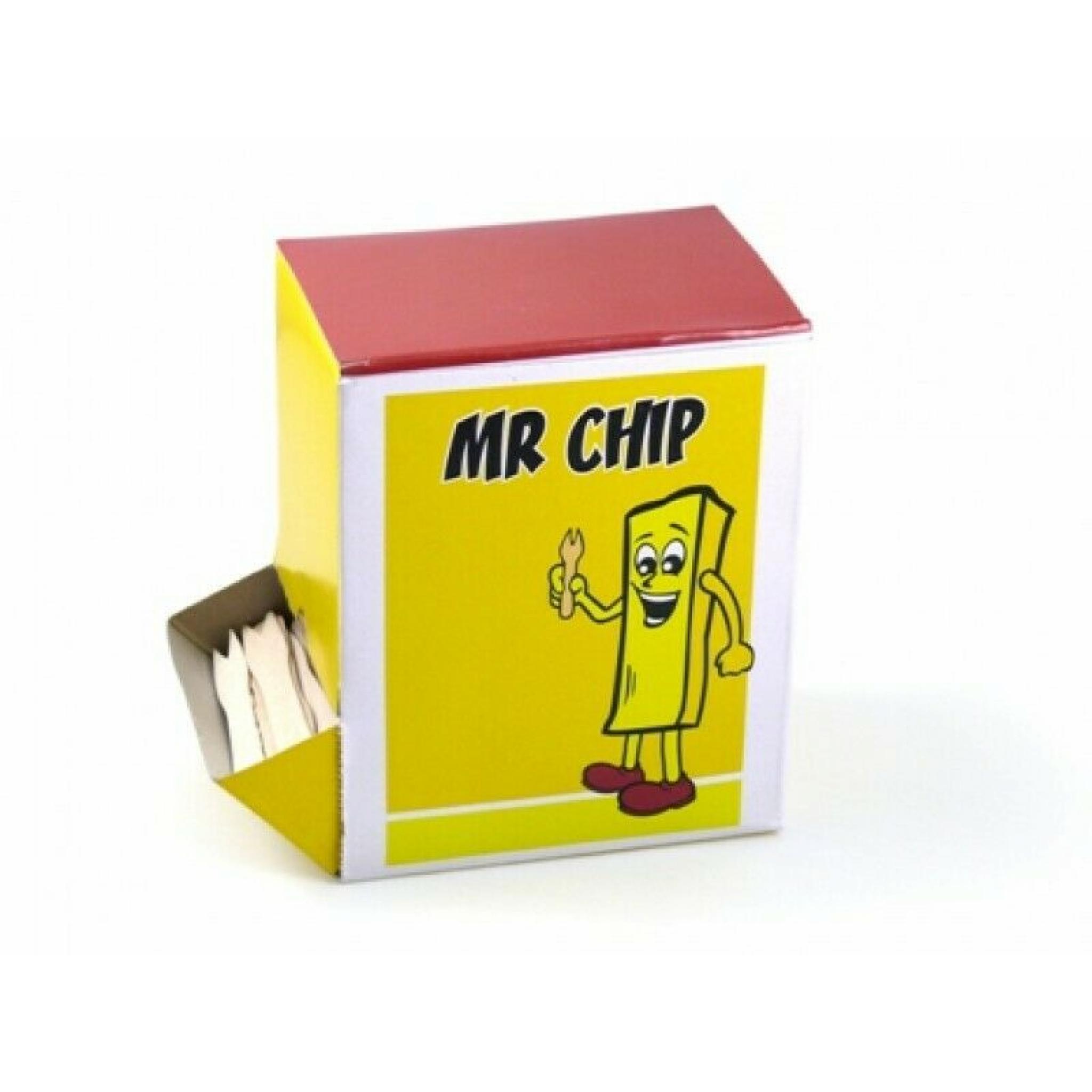 Mr Chip Wooden Chip Forks 90mm Biodegradable Disposable