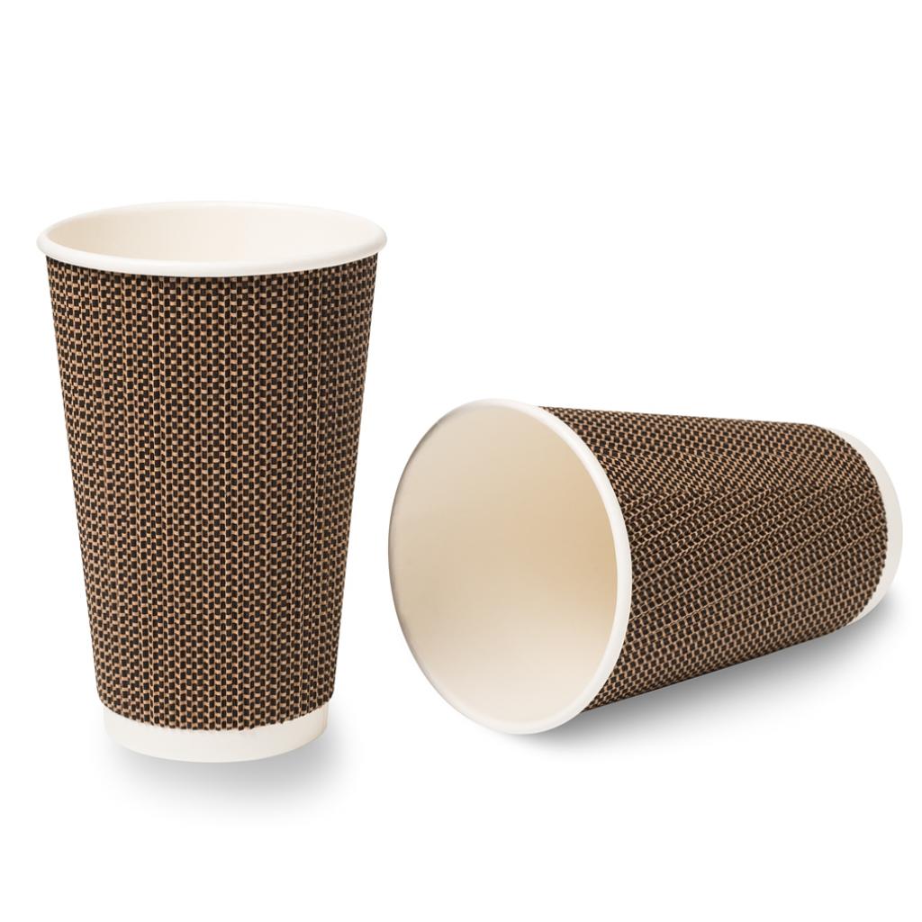 Paper - Ripple 3ply Coffee Cups | Thali Outlet