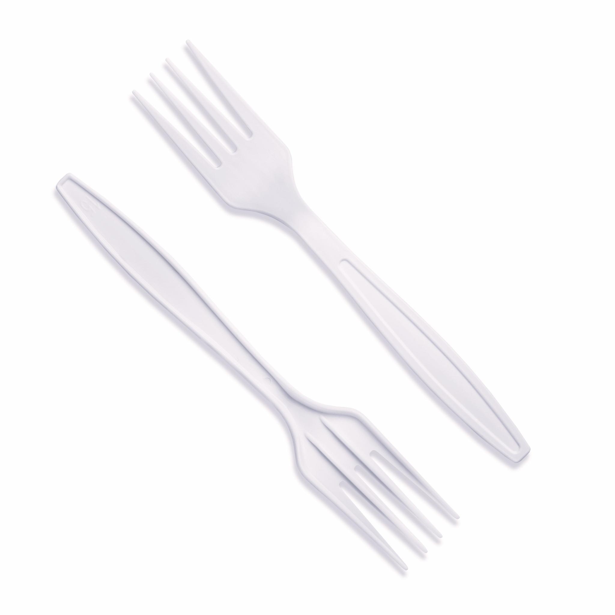 Natural Cornstarch Compostable HD Forks | Thali Outlet